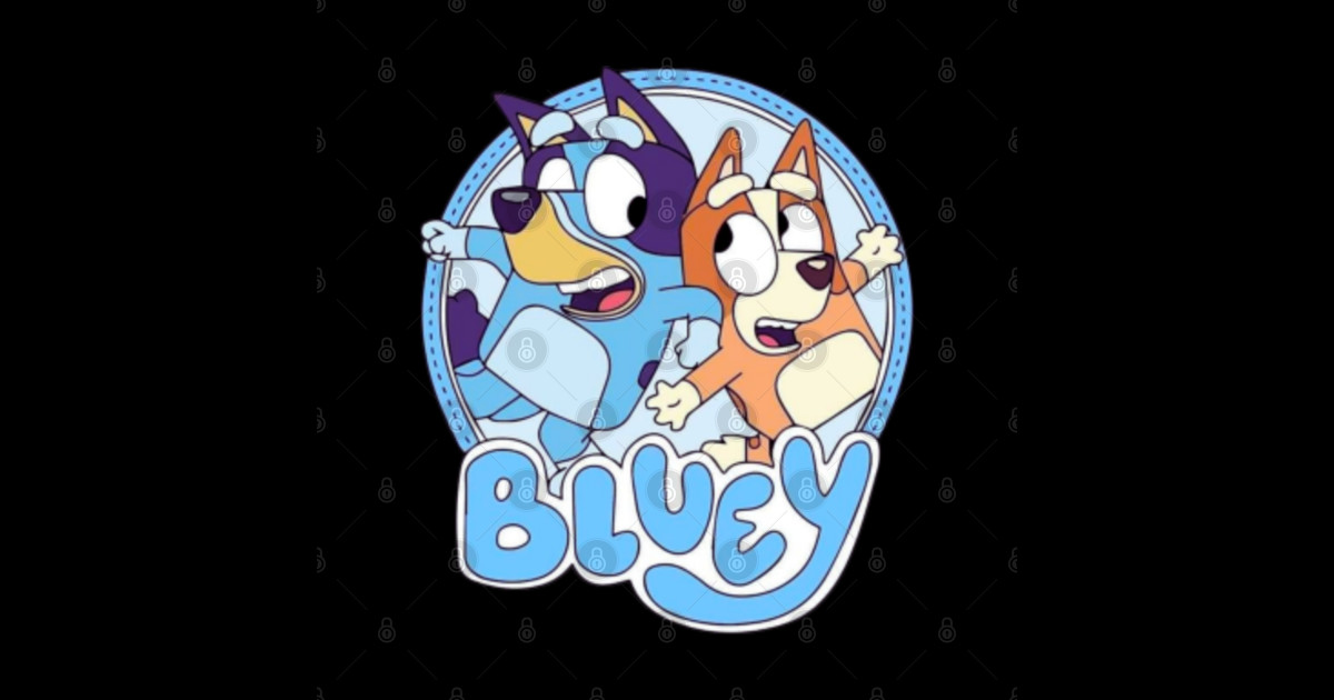 bluey funny - Bluey - Sticker | TeePublic