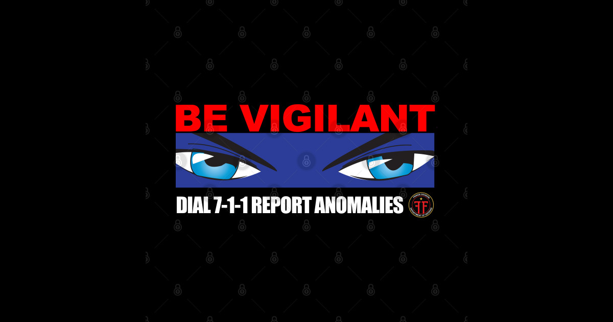 Fringe Division Be Vigilant - Fringe - Sticker | TeePublic