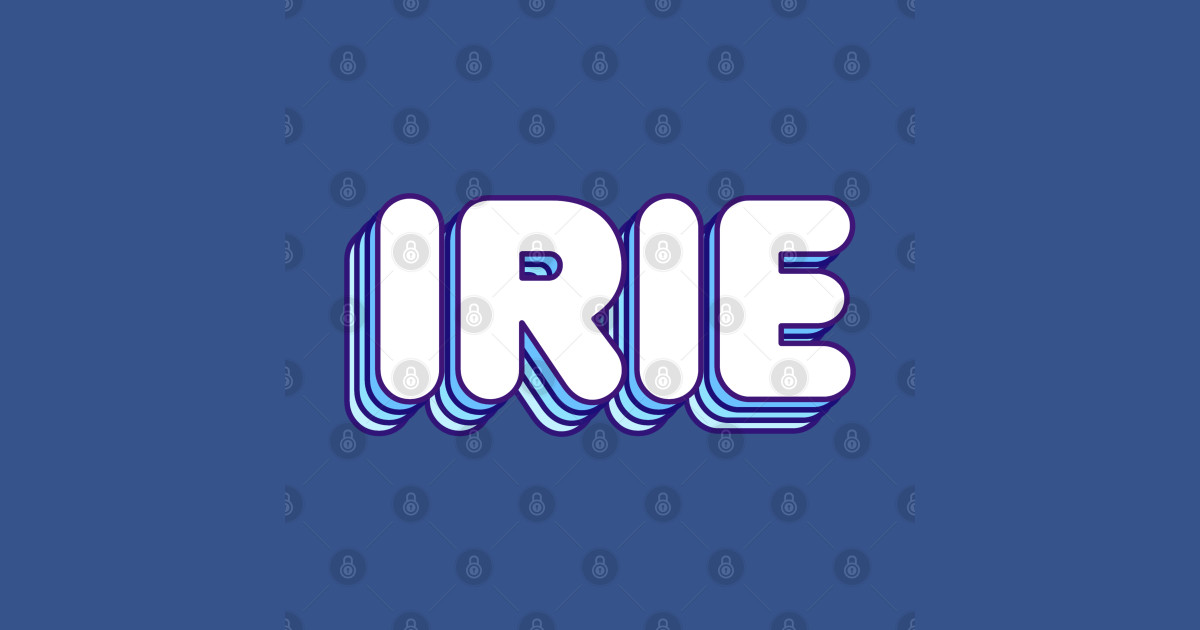 Blue Layers Irie Name Label - Blue Layers Irie Name Label - T-Shirt ...