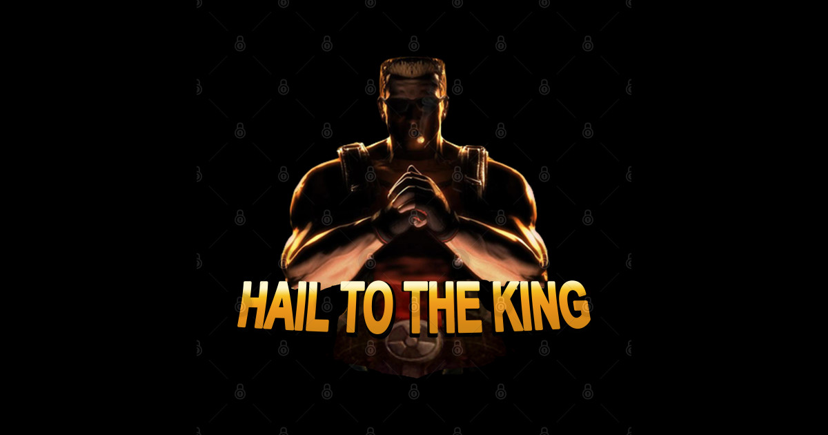 Duke Nukem - Hail to the King - Duke - Sticker | TeePublic