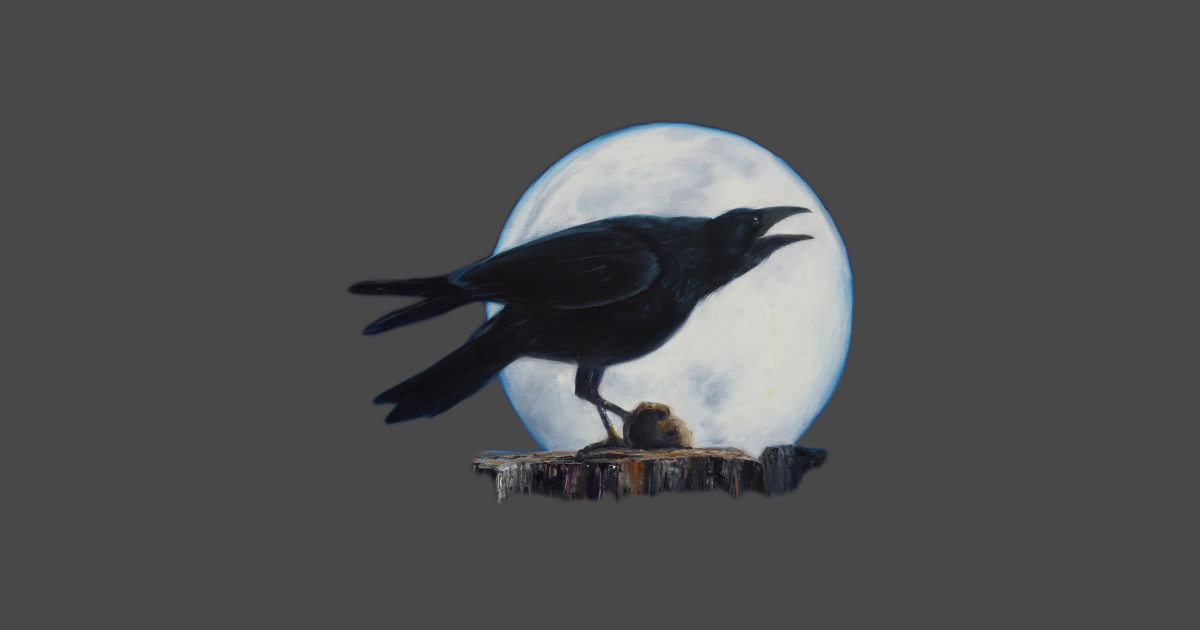 Mood Shadow Raven - Raven - T-Shirt | TeePublic