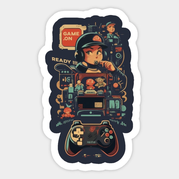 Game On - Gamer - Sticker | TeePublic