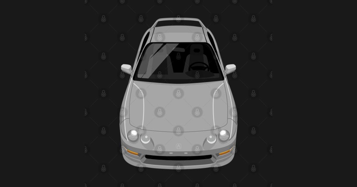 Integra Type R 1997-2001 - Silver - Type R - T-Shirt | TeePublic