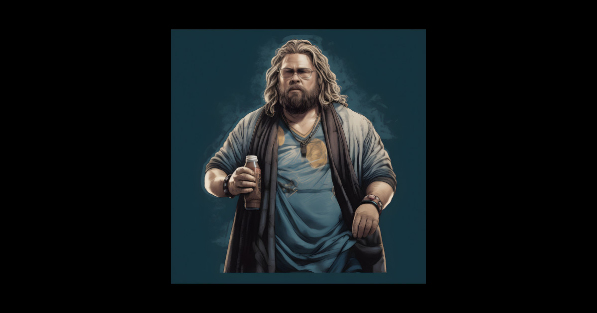 Fat Thor Dude - Norse - Sticker | TeePublic