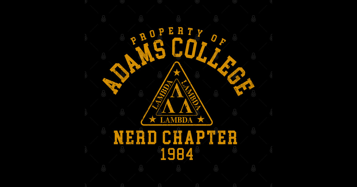Property Of Lambda Lambda Lambda Nerd Chapter Lambda Lambda Lambda Sticker Teepublic 6501