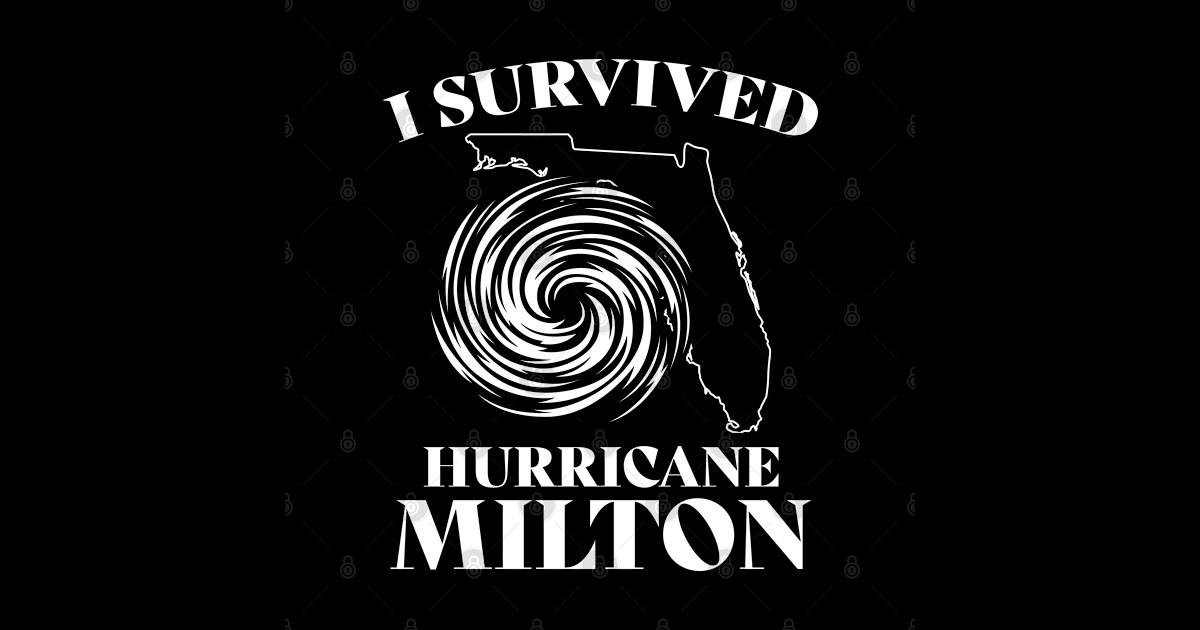 Hurricane-Milton - Hurricane Milton - Sticker | TeePublic