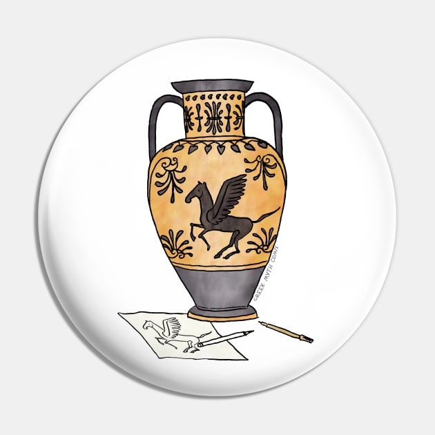 Ancient Greek Pegasus pottery - by Greek Myth Comix - Ancient Greek ...