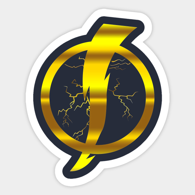 Static Shock Logo - Static Shock Logo - Sticker | TeePublic