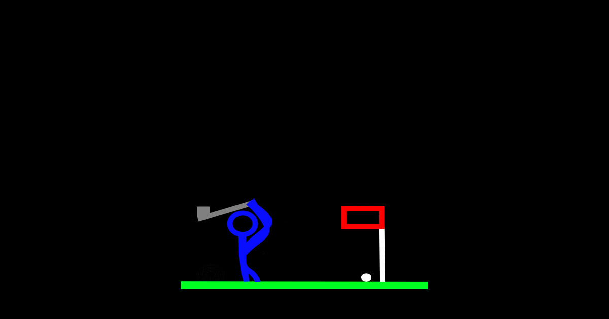 Stick Figure Golf - Golf - Posters and Art Prints | TeePublic