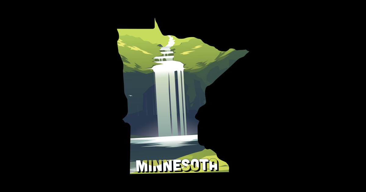 Minnesota state design / Minnesota lover / Minnesota gift idea ...