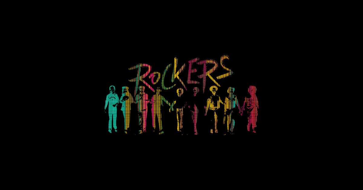 Rockers movie textured graphic - Rockers Movie - Sticker | TeePublic