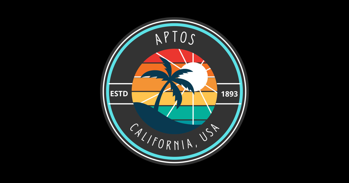 Aptos - Aptos Cali Skateboard Santa Cruz - T-Shirt | TeePublic