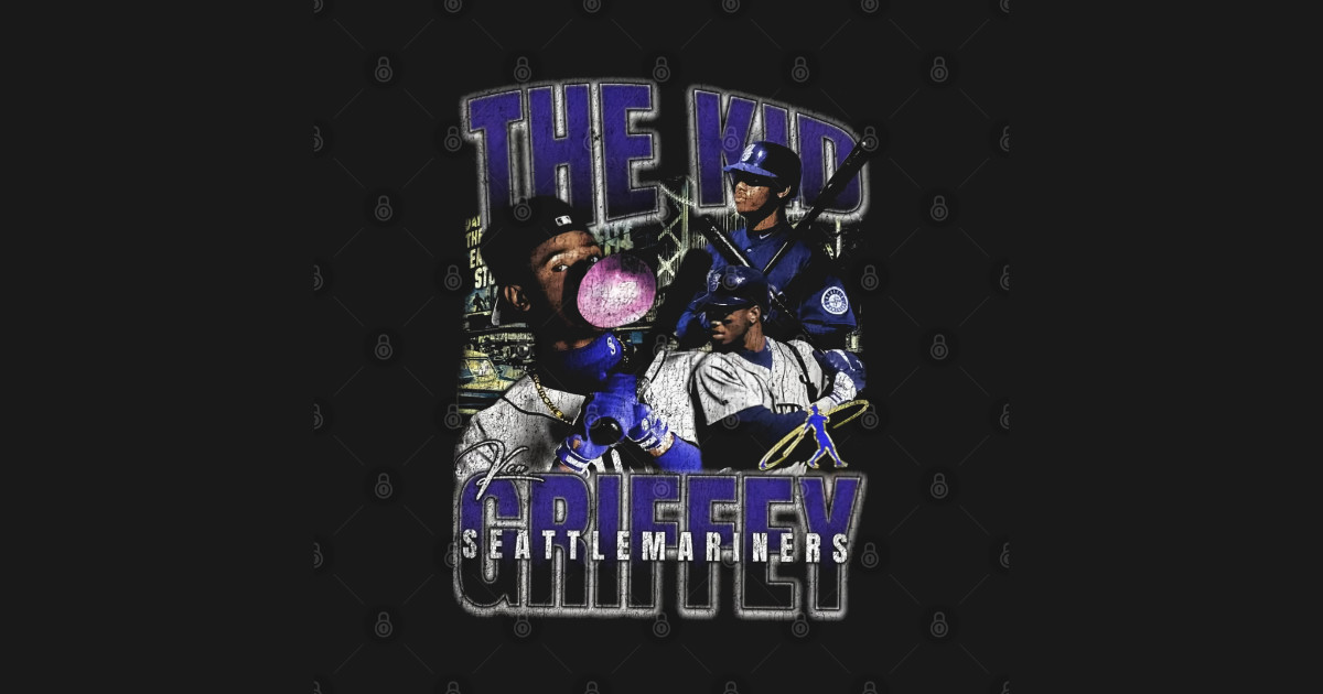 Ken Griffey Jr. The Kid Grunge - Ken Griffey Jr - T-Shirt | TeePublic
