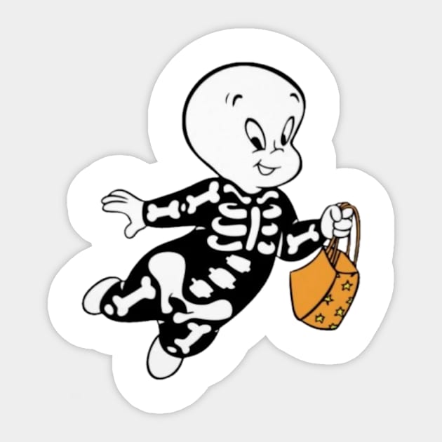 GHOST CASPER THE FRIENDLY SPOOKY HORROR CARTOON 12 - Horror - Sticker ...