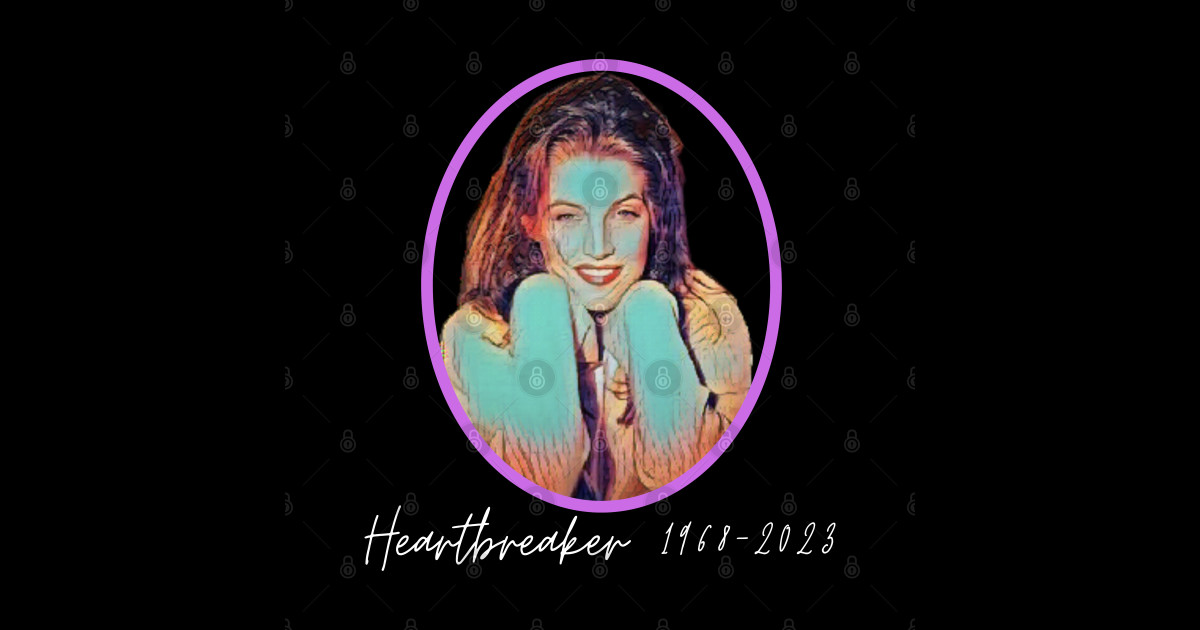 Lisa Marie Presley R.I.P Heartbreaker 1968- 2023 t shirt, coffee mug, hoodie, phone case ...