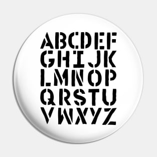 Alphabet Abc Letter Tracing Pins and Buttons for Sale | TeePublic