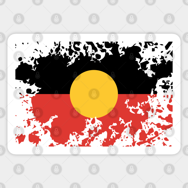 Aboriginal Flag - Aboriginal Flag - Sticker | TeePublic