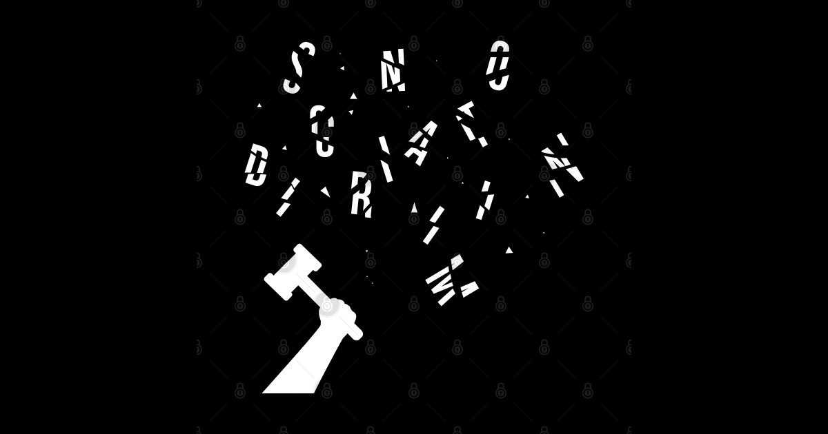 stop discrimination campaign - Stop Discrimination - Sticker | TeePublic