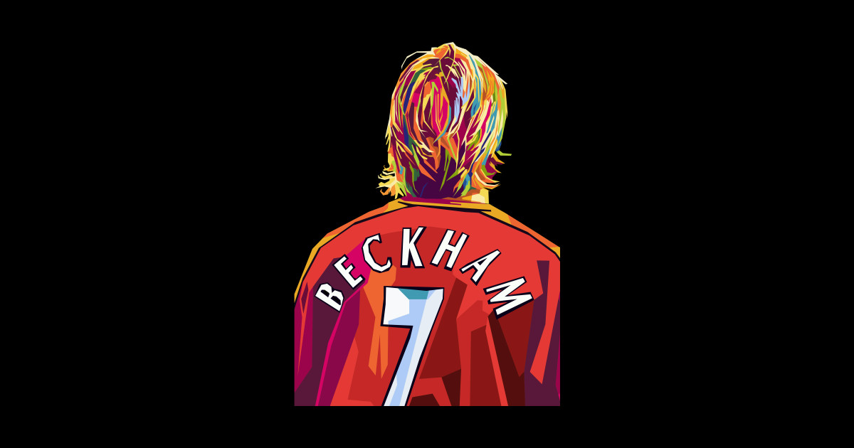 David Beckham WPAP POP ART - David Beckham - Sticker | TeePublic