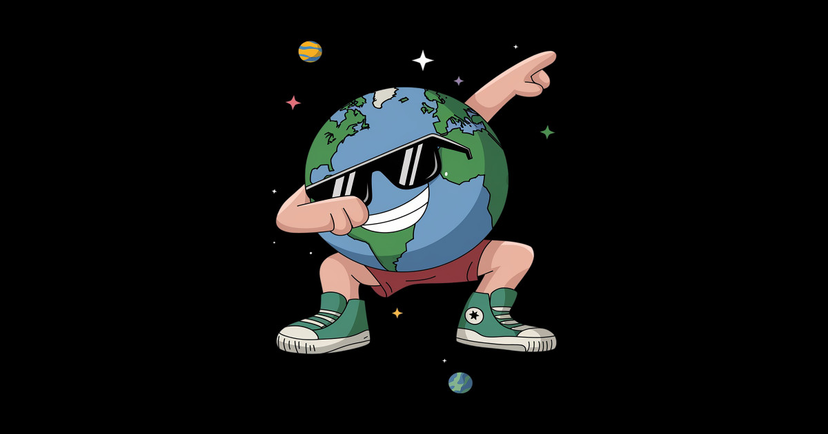 Funny Earth Dab Earth Day 2025 Kids Boys Dabbing Dance - Funny Earth ...