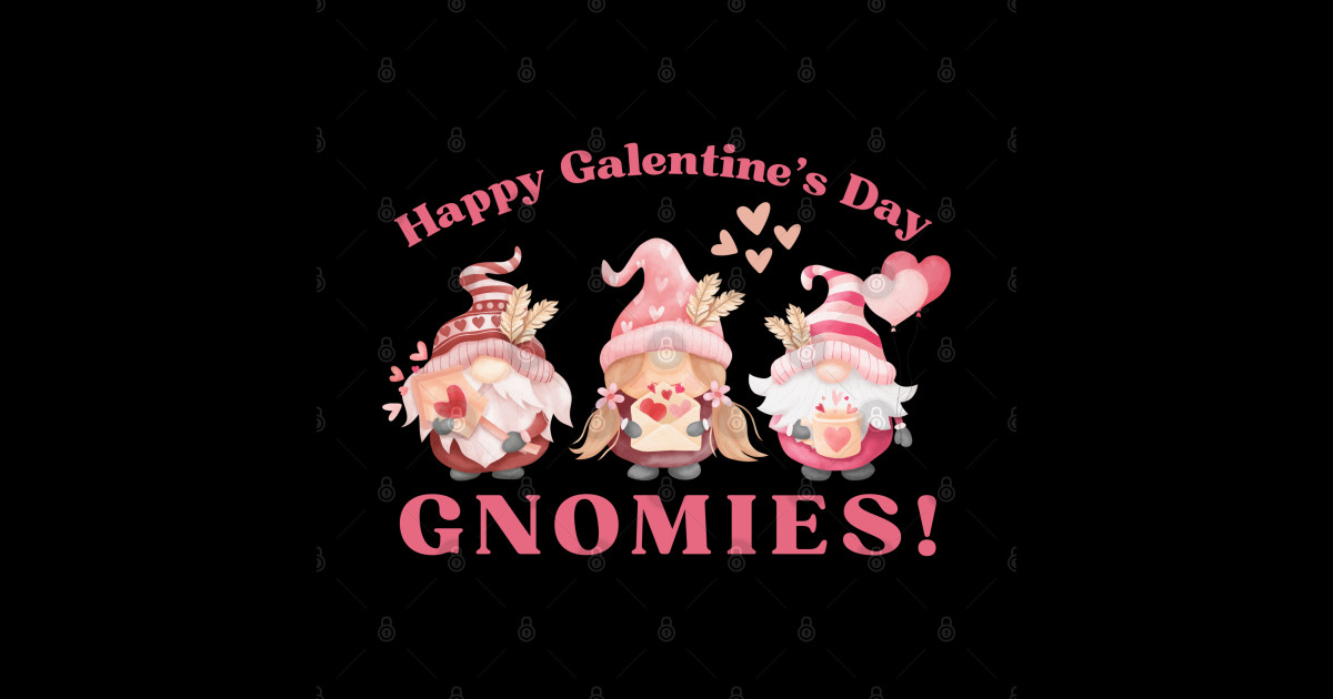 Galentine's Day Gnomes Cute Valentine's Day Gnomies - Galentines Day ...