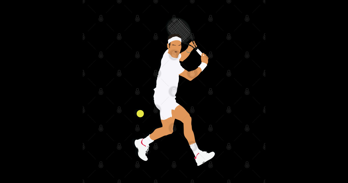Roger Federer Grand Slam - Roger Federer - Sticker | TeePublic