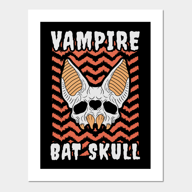 Bat skull - Bat Skull - Posters and Art Prints | TeePublic