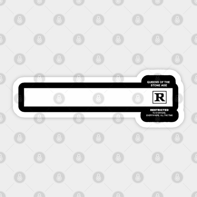 Queens Of The Stone Age Rated R - Queens Of The Stone Age - Sticker ...