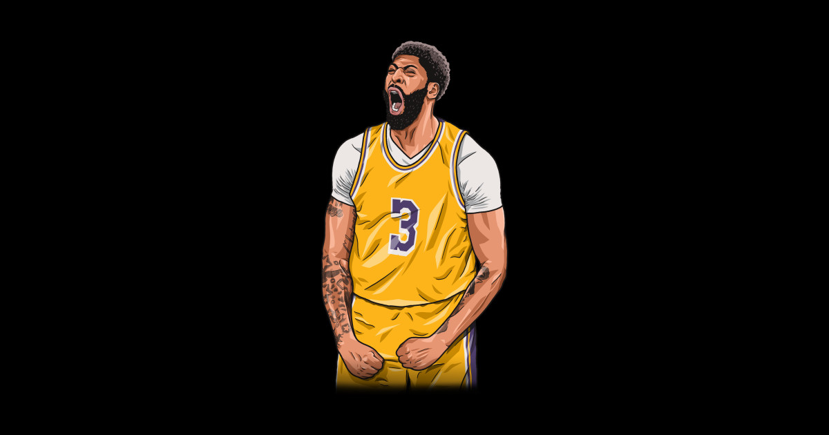 Anthony Davis - Anthony Davis Lakers - Sticker | TeePublic