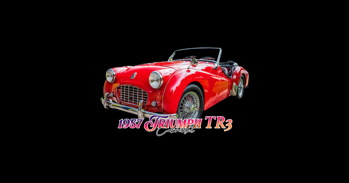 1957 Triumph TR3 Cabriolet - 1957 Triumph Tr3 Cabriolet - Sticker ...