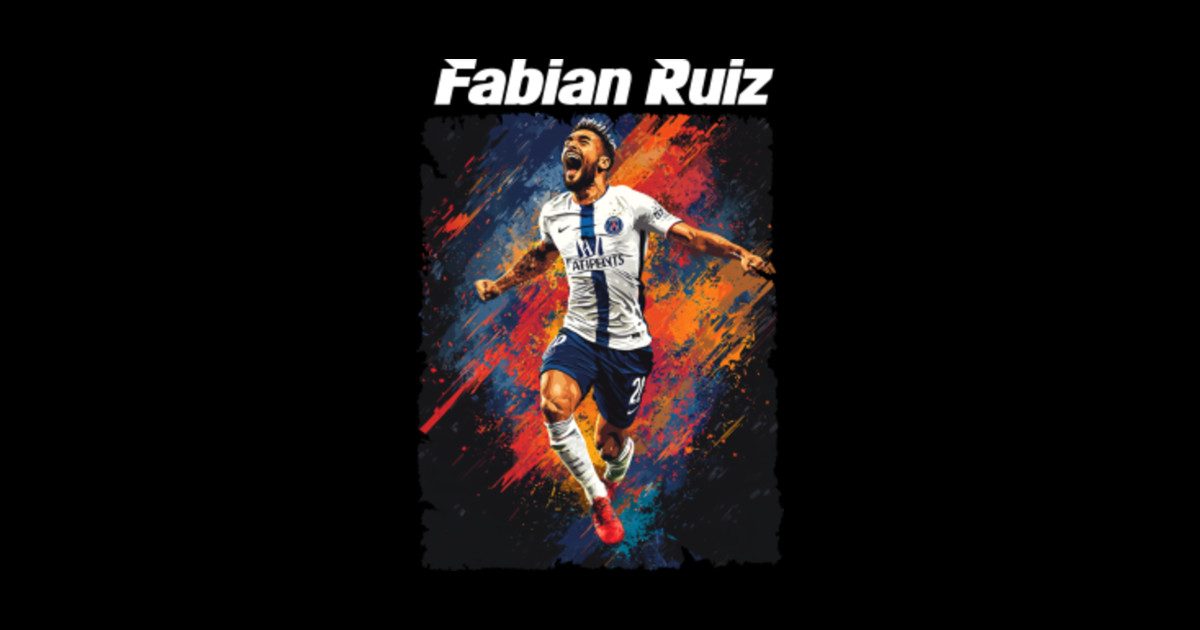 FABIAN RUIZ FOOTBALL FAN ART - Fabian Ruiz Football Fan Art - Posters ...