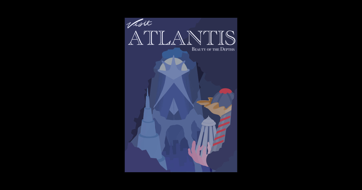Atlantis Tourism - Atlantis - Sticker | TeePublic