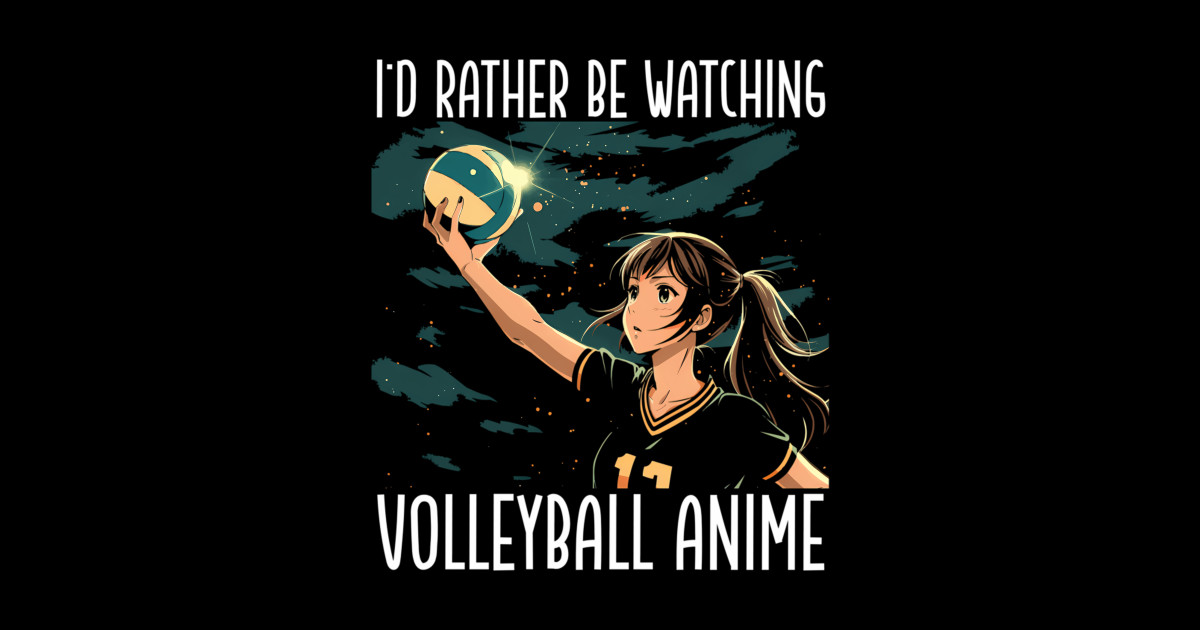 Volleyball Anime Sport Gameday Volleyball Player - Volleyball Anime ...