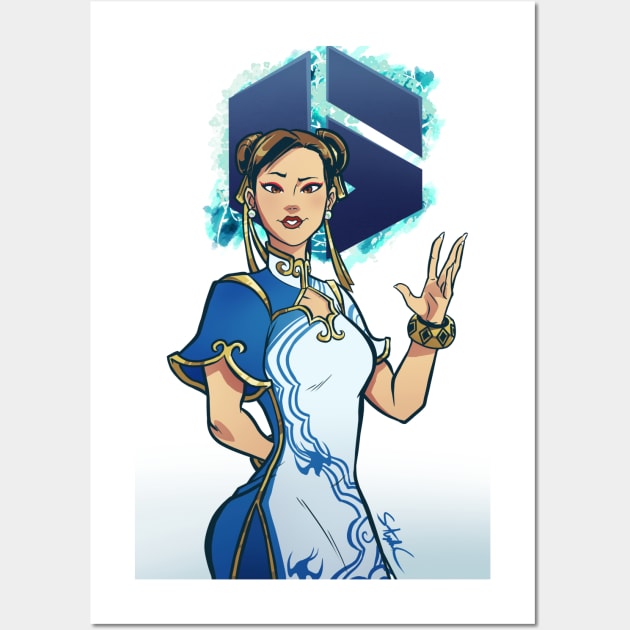 Fighting in them streets - Chun Li - Posters and Art Prints | TeePublic