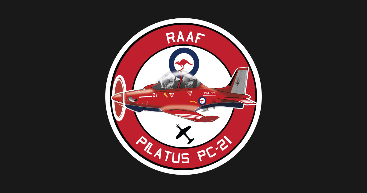 Pilatus PC-21 RAAF 2FTS - Raaf - T-Shirt | TeePublic