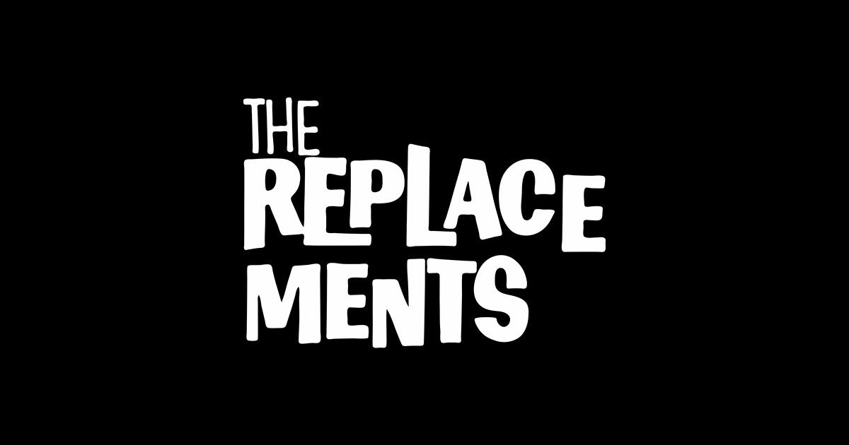 The Replacements "Stacked" Logotype - Alternative Music - Sticker ...