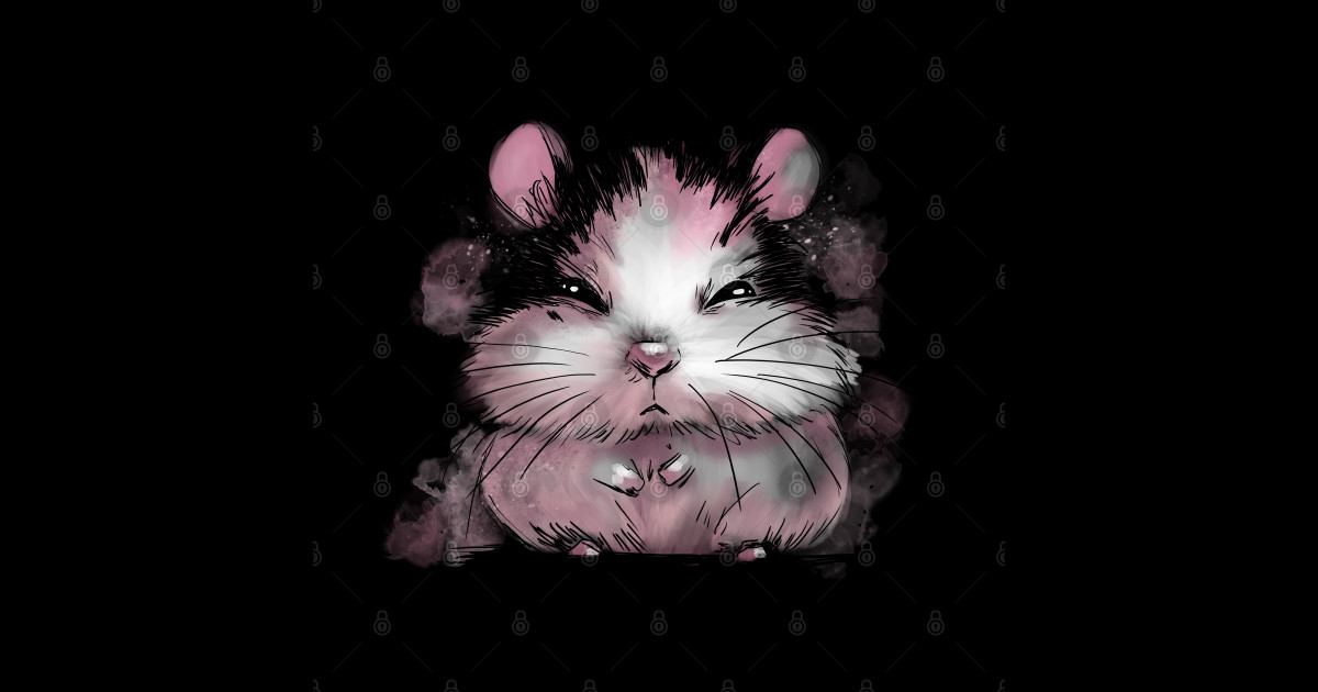 Grumpy Hamster Posters and Art Prints | Hidden Door