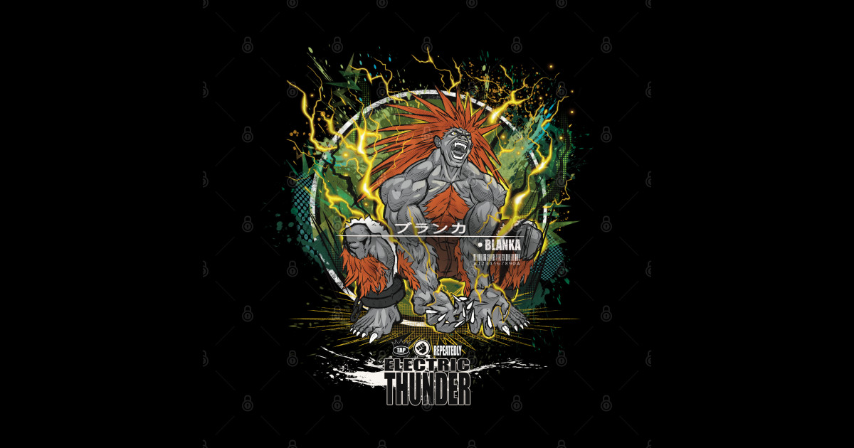 BLANKA: ELECTRIC THUNDER - Street Fighter - Posters and Art Prints ...