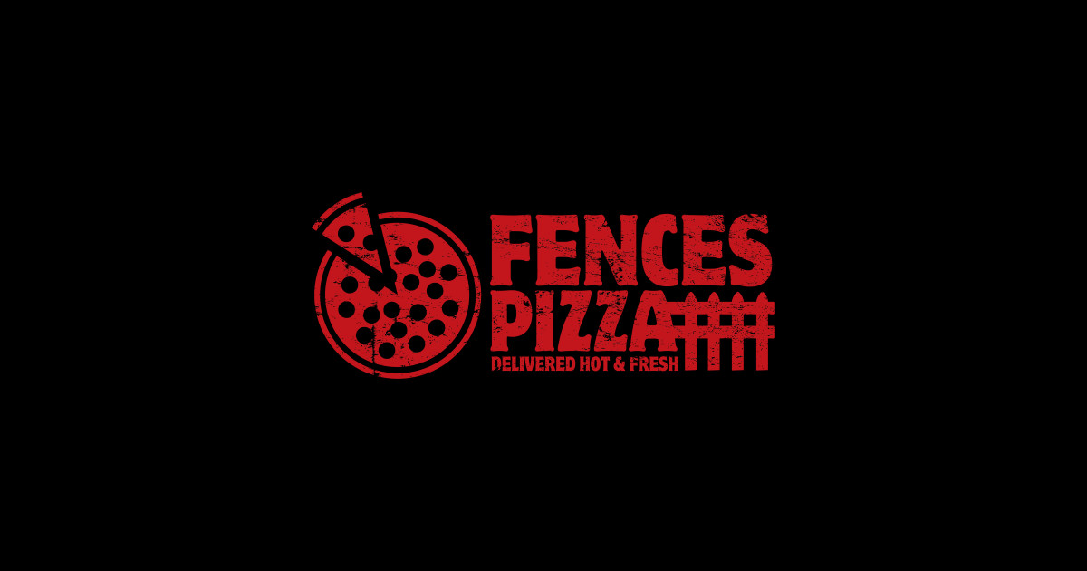 Fences Pizza - Black Mirror - Sticker | TeePublic
