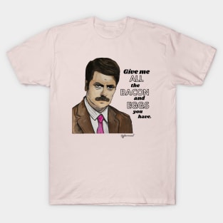Ron Swanson T-Shirts for Sale | TeePublic