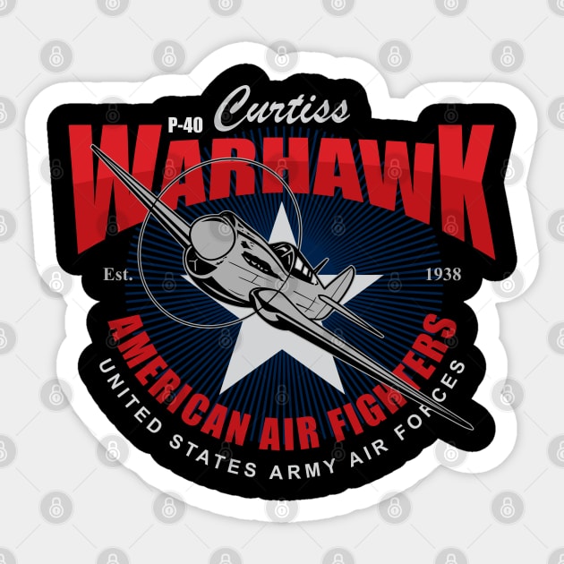 warhawk plane logo
