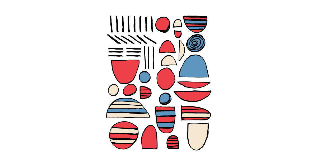 Retro Geometry - Geometry - T-Shirt | TeePublic