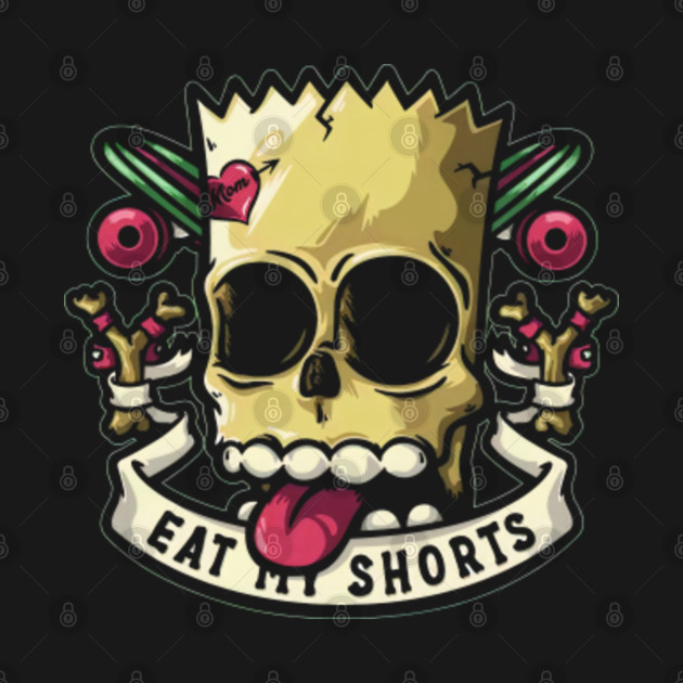 Simpsons Bart Simpson Eat My Shorts - Simpsons - T-Shirt | TeePublic