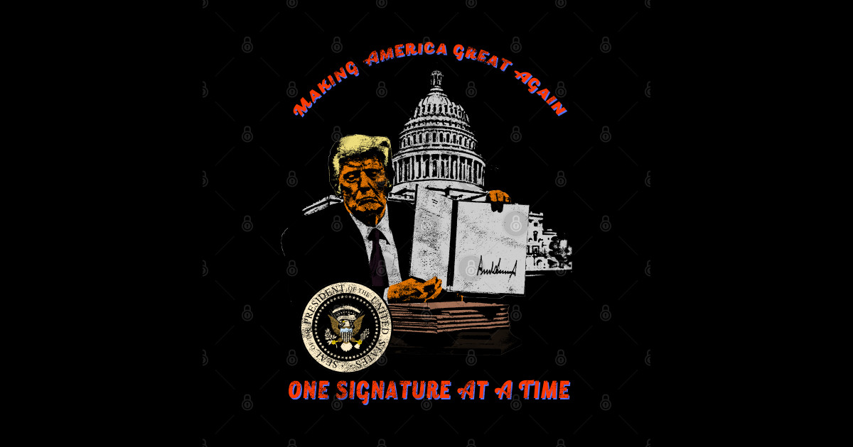 Make It Great Again with Trump - Trump - Sticker | TeePublic