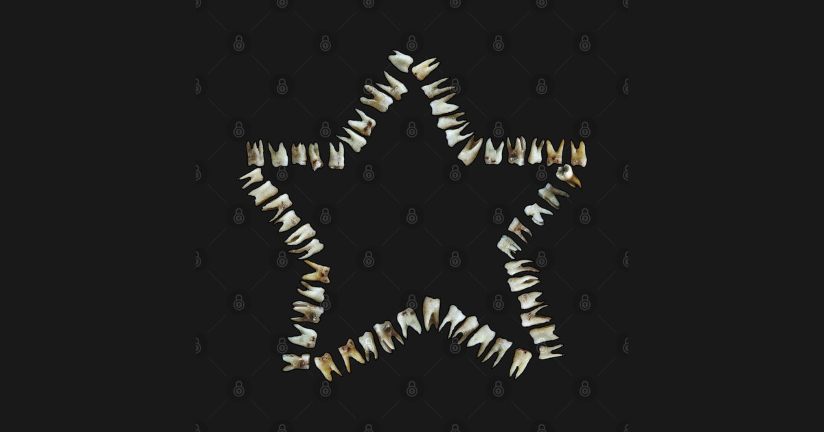 Teeth Star – Weirdcore Creepy Symbol - Teepublic Weirdcore - T-Shirt ...