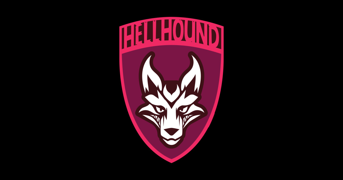 Hellhound Logo - Hellhound - Sticker | TeePublic