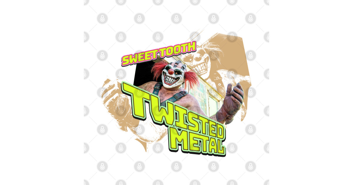 Twisted Metal series Sweet Tooth graphic design by ironpalette ...