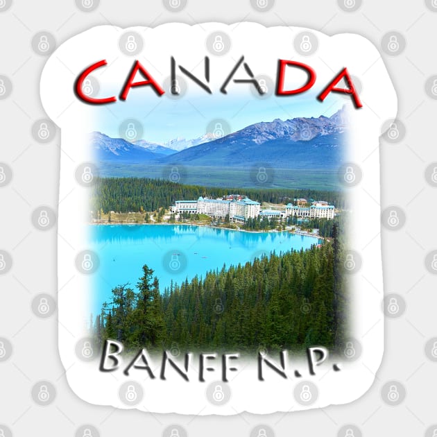 Canada - Banff National Park - Banff - Sticker | TeePublic