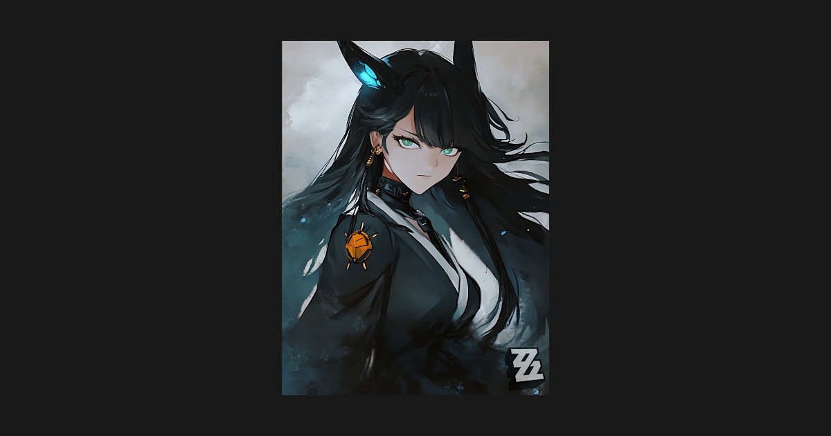 ZZZ Hoshimi Miyabi Fanart - Zenless Zone Zero - T-Shirt | TeePublic