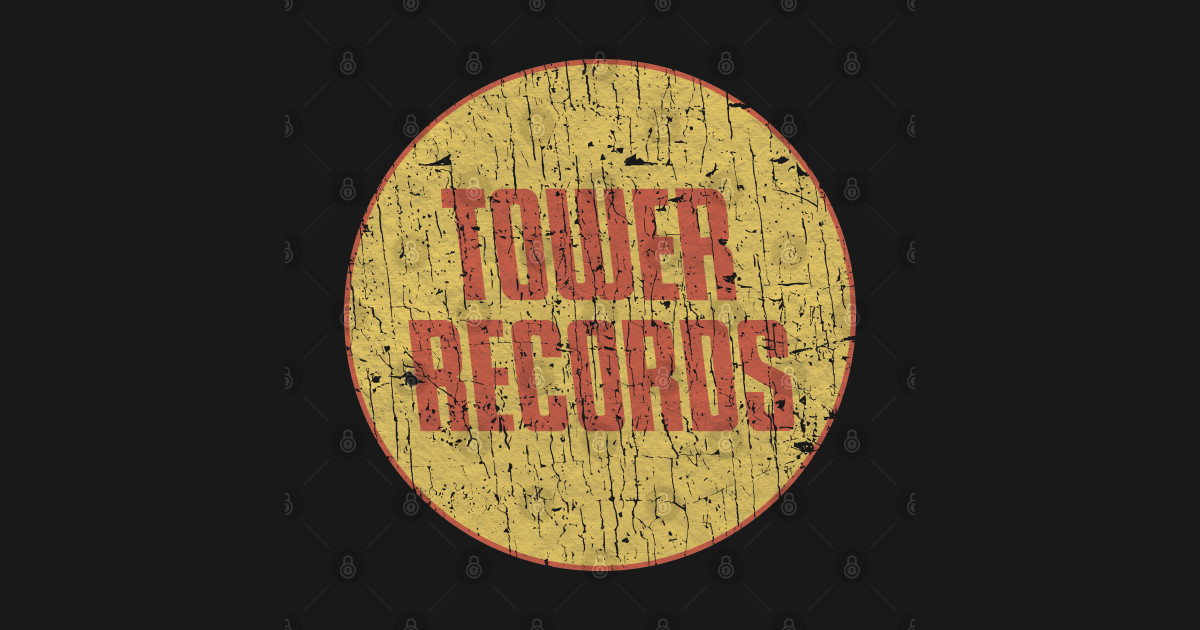 Vintage - Tower Records - Vintage - T-Shirt | TeePublic